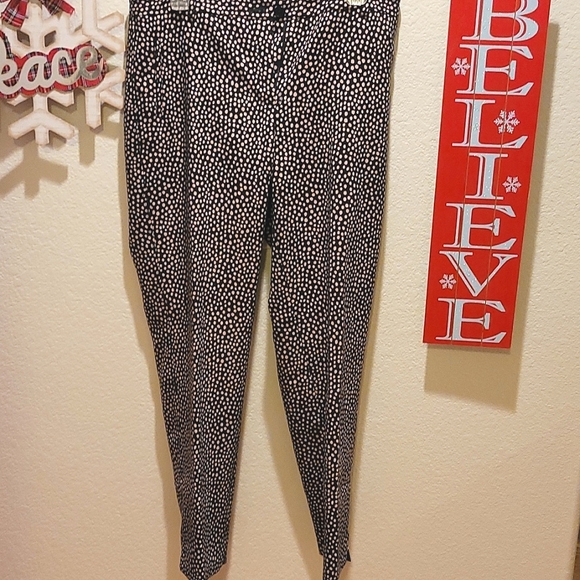 Talbots | Pants & Jumpsuits | Talbots Pink Spotted Pant | Poshmark